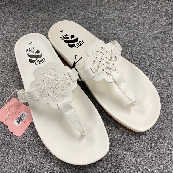 Sam & Libby | Shoes | Nwt Sam Libby Flip Flops Thong Sandals Womens ...